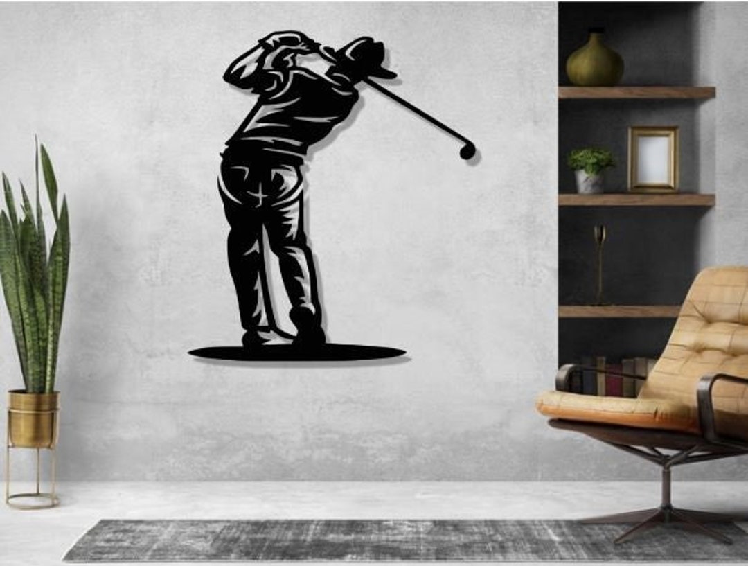Golf Svg Dxf Png Files , Laser Cut File , Golfer , Golf , Knock , Stick ...