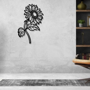 Sunflower Svg Dxf Png Files , Laser Cut File , Flower , Wall Art Decor ...