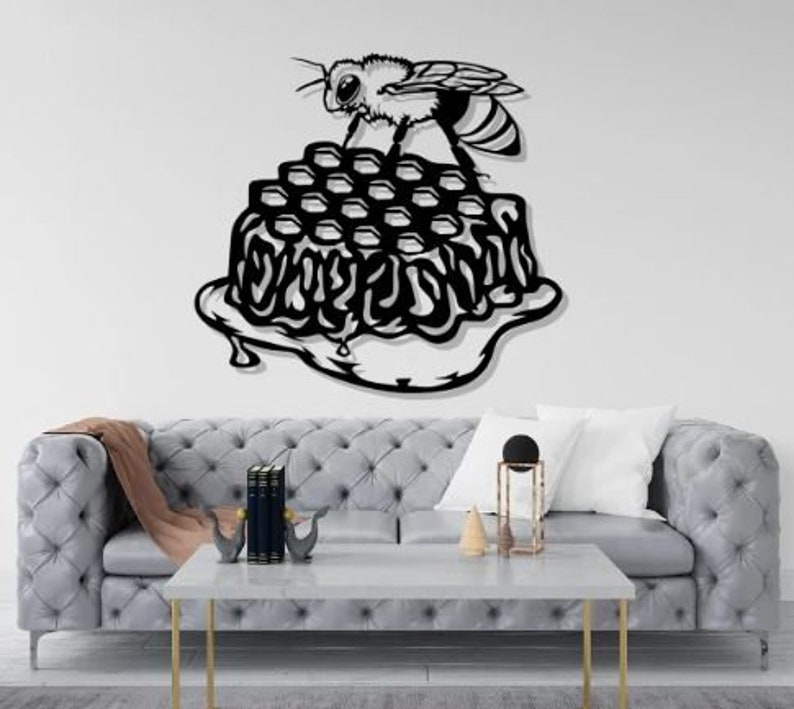 Honey Svg Dxf Png Files , Laser Cut File , Bee , Honeycomb , Cricut ...