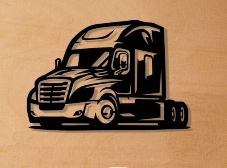 Truck Dxf Svg Files Laser Cutting Truck Wall Decor Cut File - Etsy