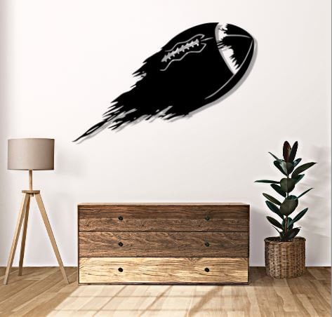 Football Svg Dxf Png Files , Laser Cut File , Ball , Match , American ...