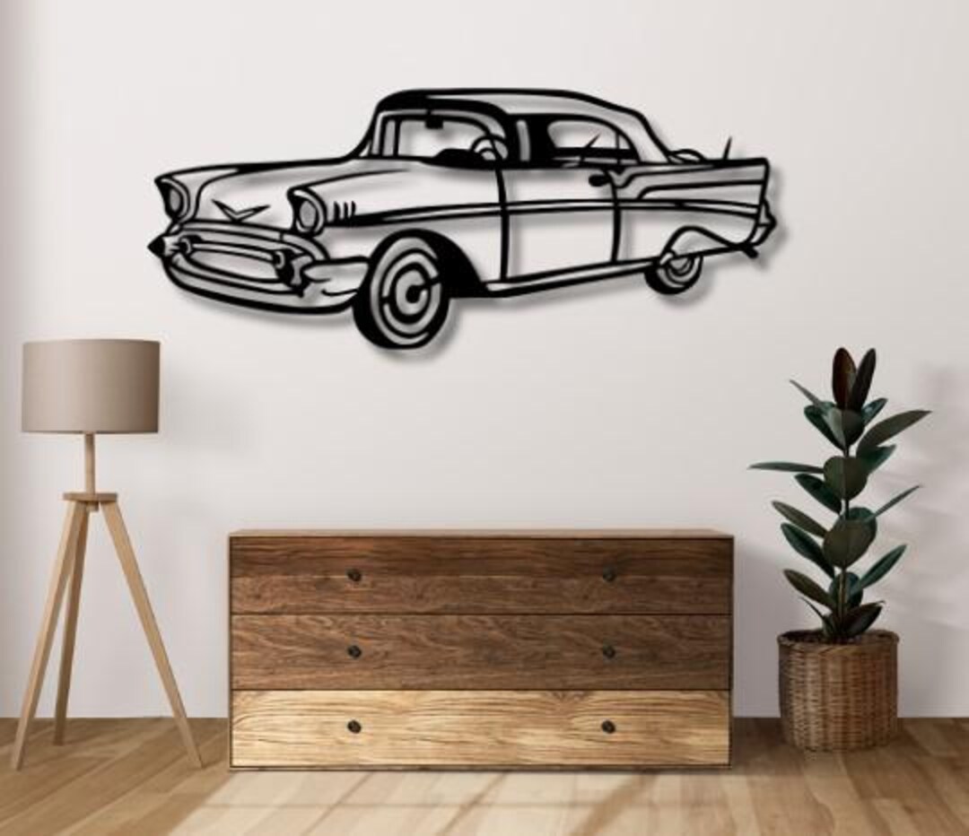 Chevrolet Svg Dxf Files Laser Cut File Chevy Wall Art Plywood Metal ...