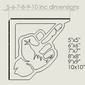 Middle Finger Shelf Bracket Dxf Svg Files , Wall Shelving Brackets ...