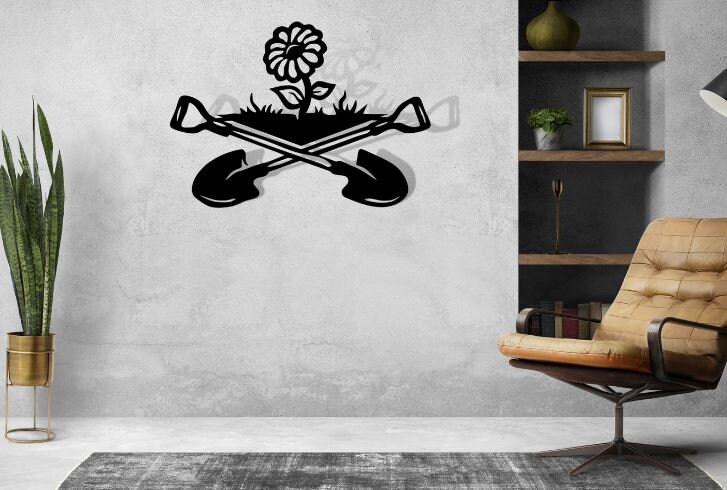 Garden Svg Dxf Png Files , Laser Cut File , Flower , Garden , Paysage ...