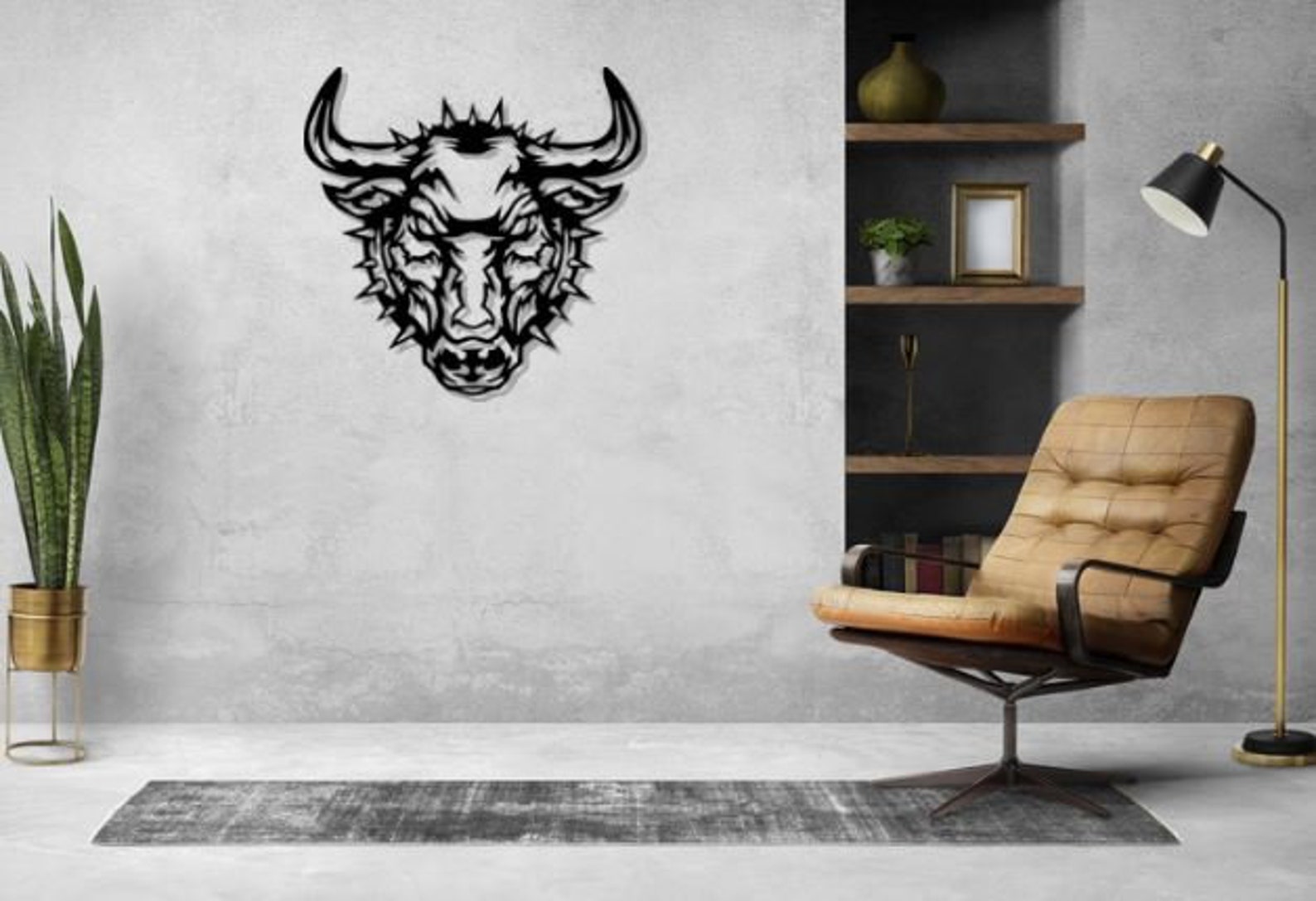 Bull Svg Dxf Files Laser Cut File Bulls Wall Art for Cnc Cutting Laser ...