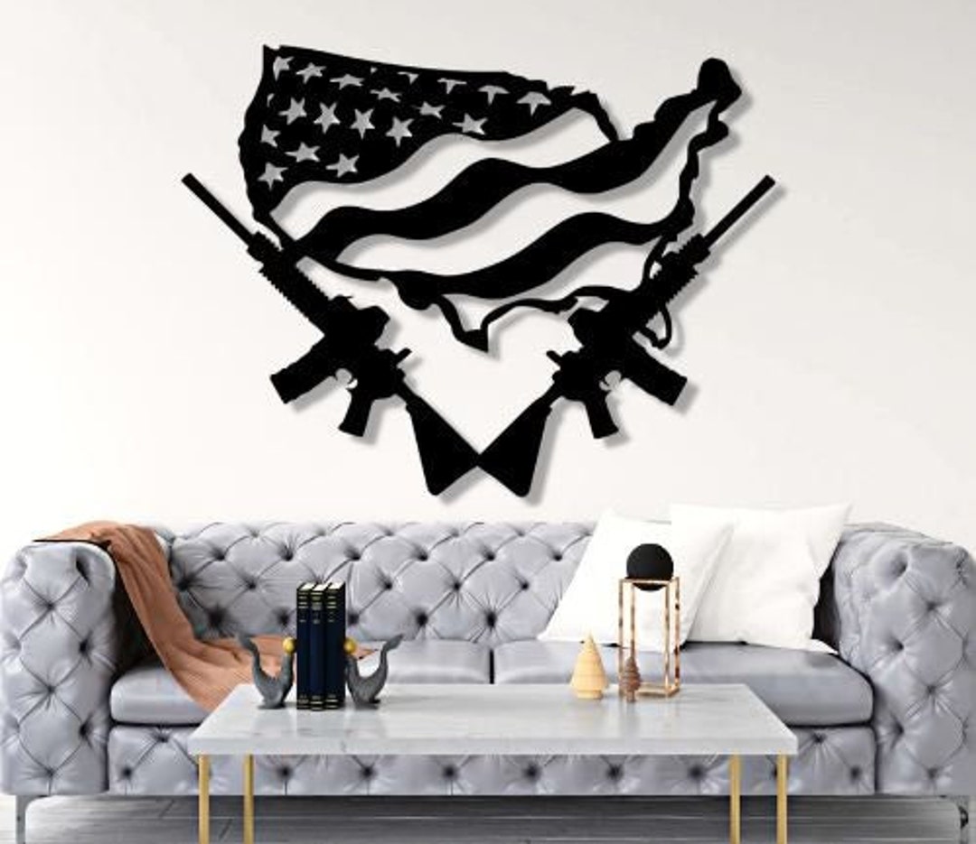 American Flag Svg Dxf Png Files , Laser Cut File , America , Flag ...