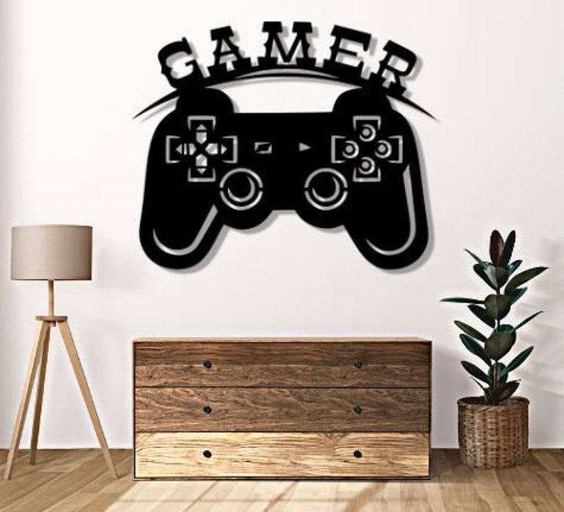 Game Svg Dxf Files , Laser Cut File , Gamer , Fun , Wall Art for Cnc ...