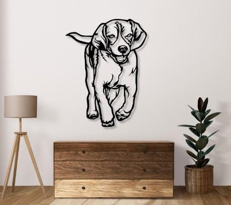 Labrador Dog Wall Art Cut File for CNC, Laser, Cricut (svg, Dxf, Png ...