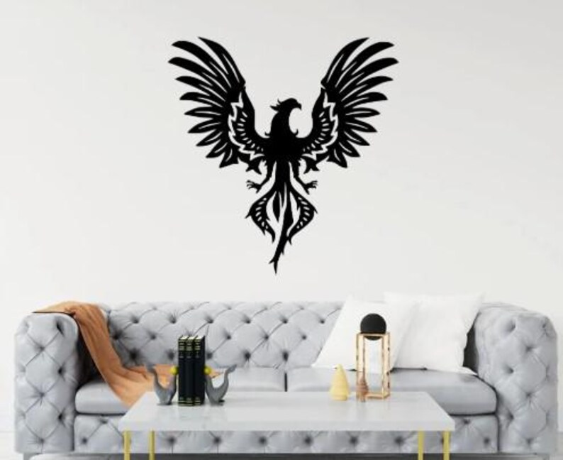 Phoenix Svg Dxf Png Files Vector Cut File for Cnc Laser Plasma Cricut ...