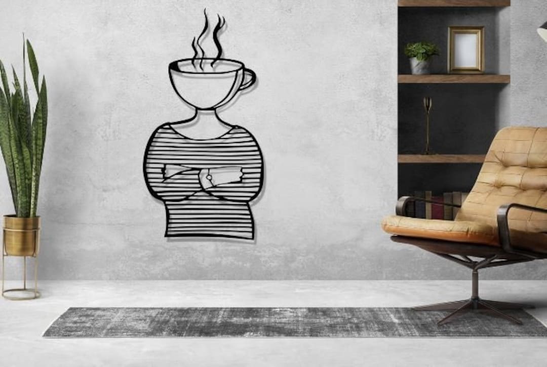 Coffee Svg Dxf Files , Need , Coffee Cup Head Face Vectorel Cut File ...