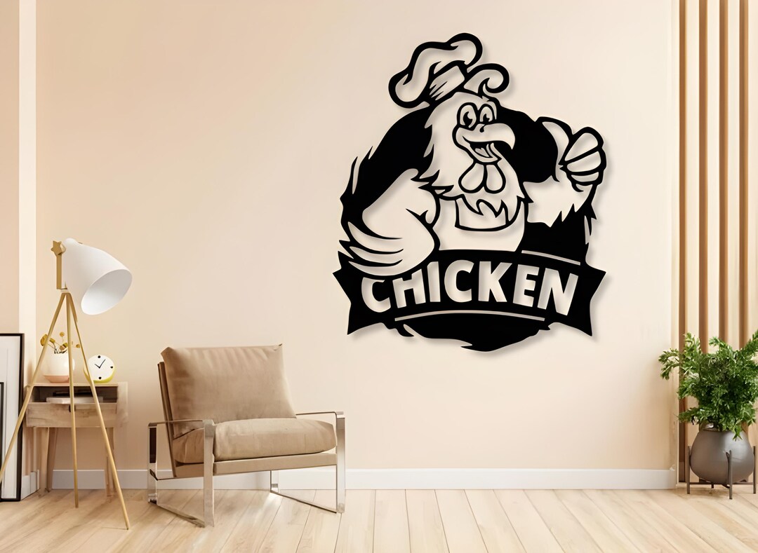 Chicken Chief SVG DXF Files, Laser Cut Vector - Etsy Australia
