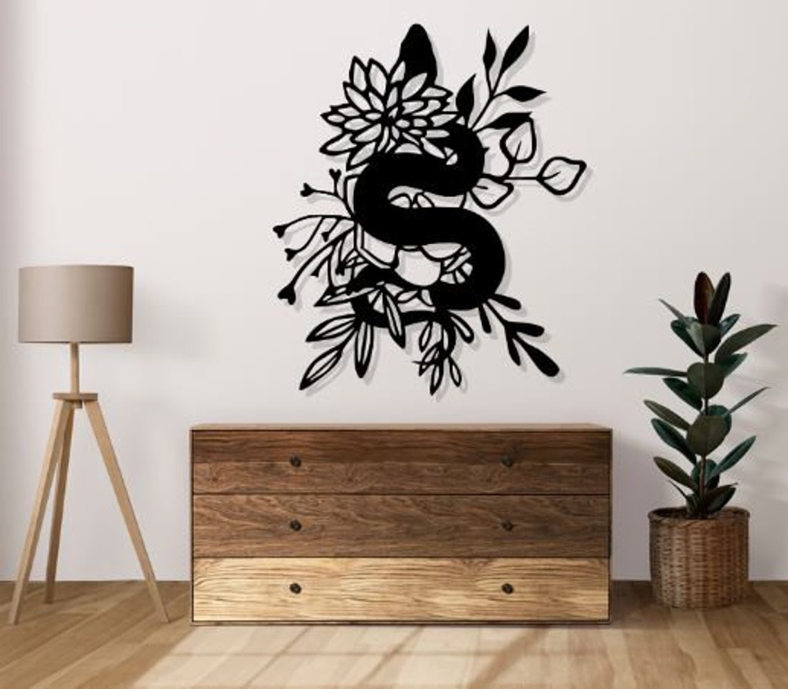 Poison Ivy Svg Dxf Files , Laser Cut File , Snake , Flowers , Secret ...