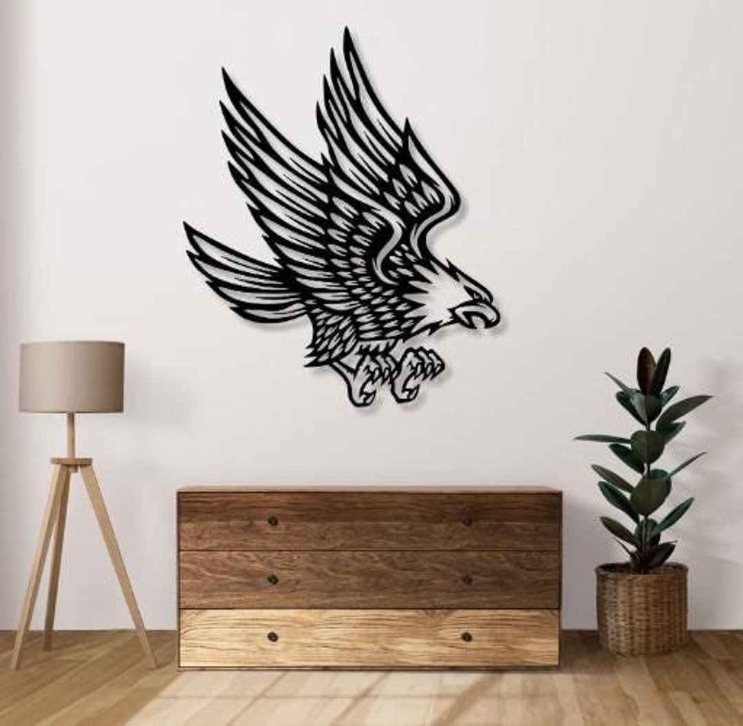 Eagle Svg Dxf Files Eagle Laser Cut File Vector for Cnc Laser Plasma ...