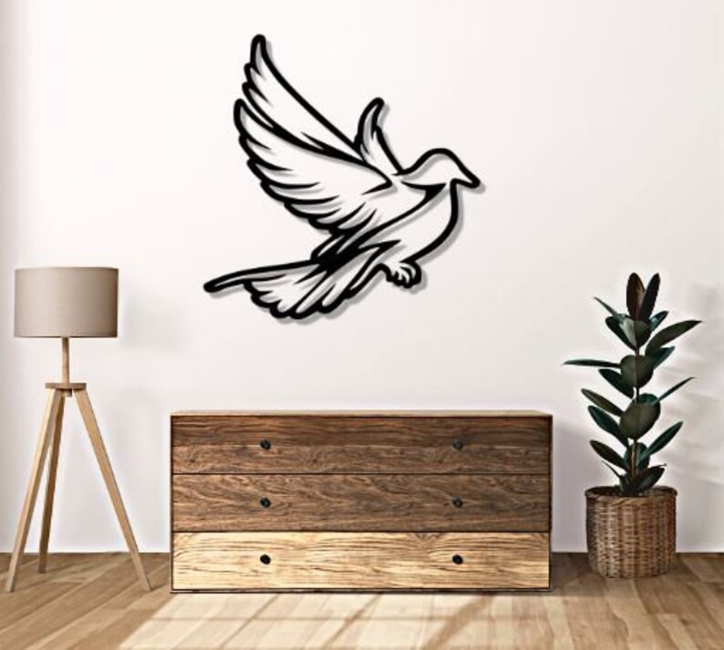 Dove Svg Dxf Png Files Laser Cut File Dove Fly Bird Vinyl for Cnc Laser ...