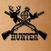Hunter Svg Dxf Png Files , Laser Cutting Machine Riffle Deer Duck Hunt ...