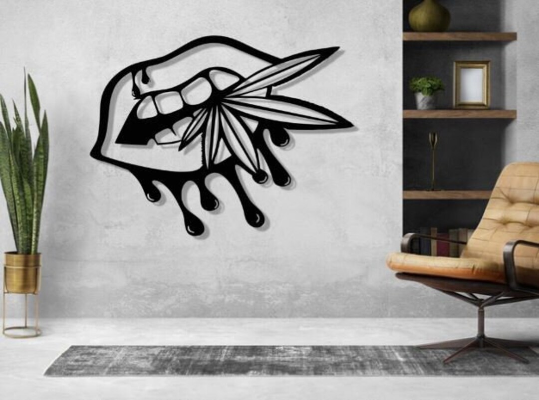 Marijuana Svg Dxf Png Files , Laser Cut File Weed Bong Hippie ...