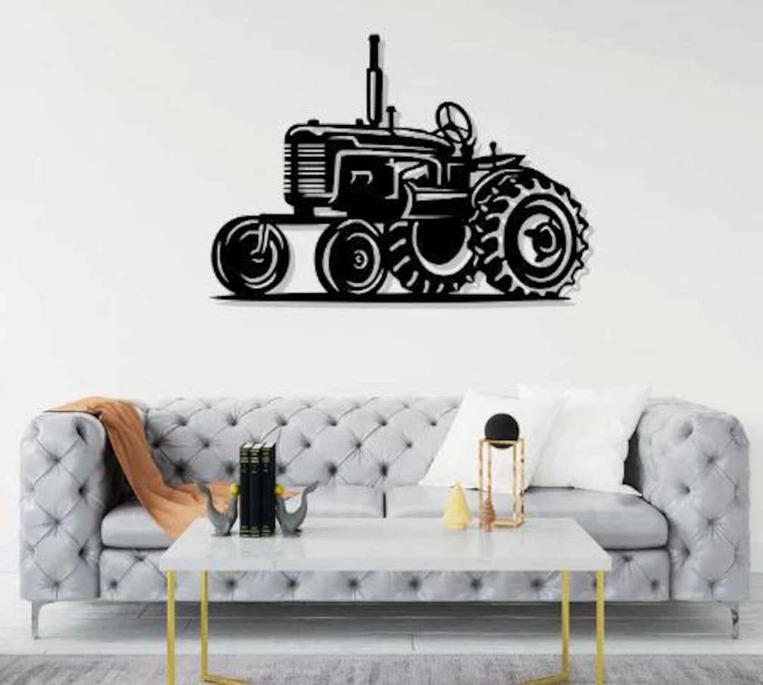 Tractor Svg Dxf Files Tractors Wall Art Laser Cut File for Cnc Laser ...