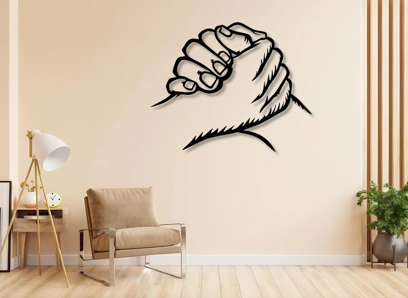 Handshake Svg Dxf Files , Laser Cut File , Handshake Punch Unity ...