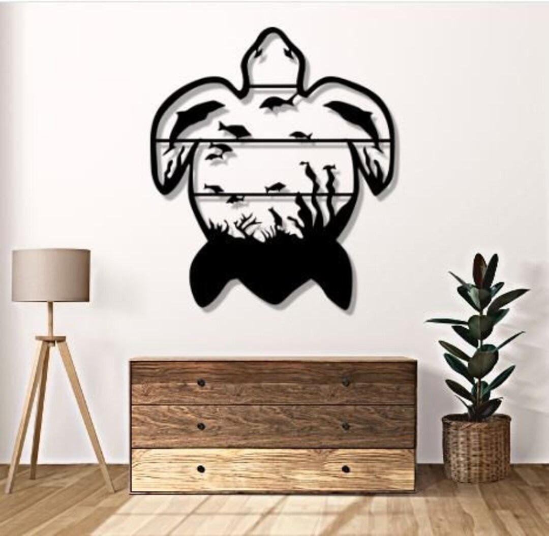 Turtle Svg Dxf Png Files , Laser Cut File , Turtle , Wall Art , Cricut ...