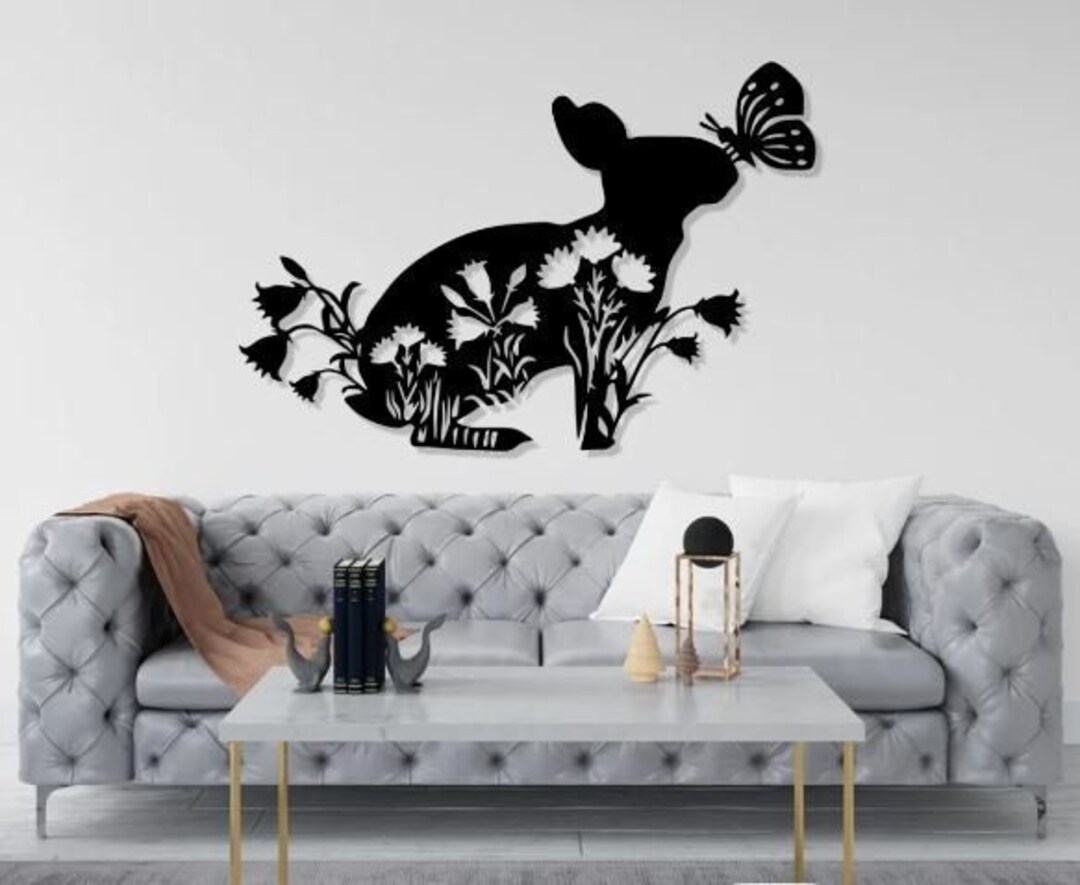 Rabbit Svg Dxf Png Files , Laser Cut File , Cricut Rabbit , Bunny ...