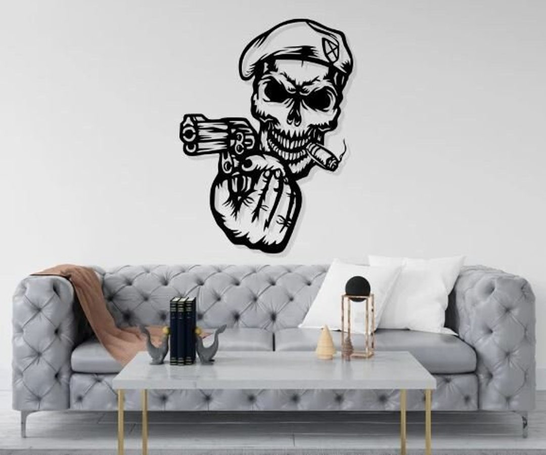 Skull Soldier SVG DXF PNG, Laser Cut Files - Etsy
