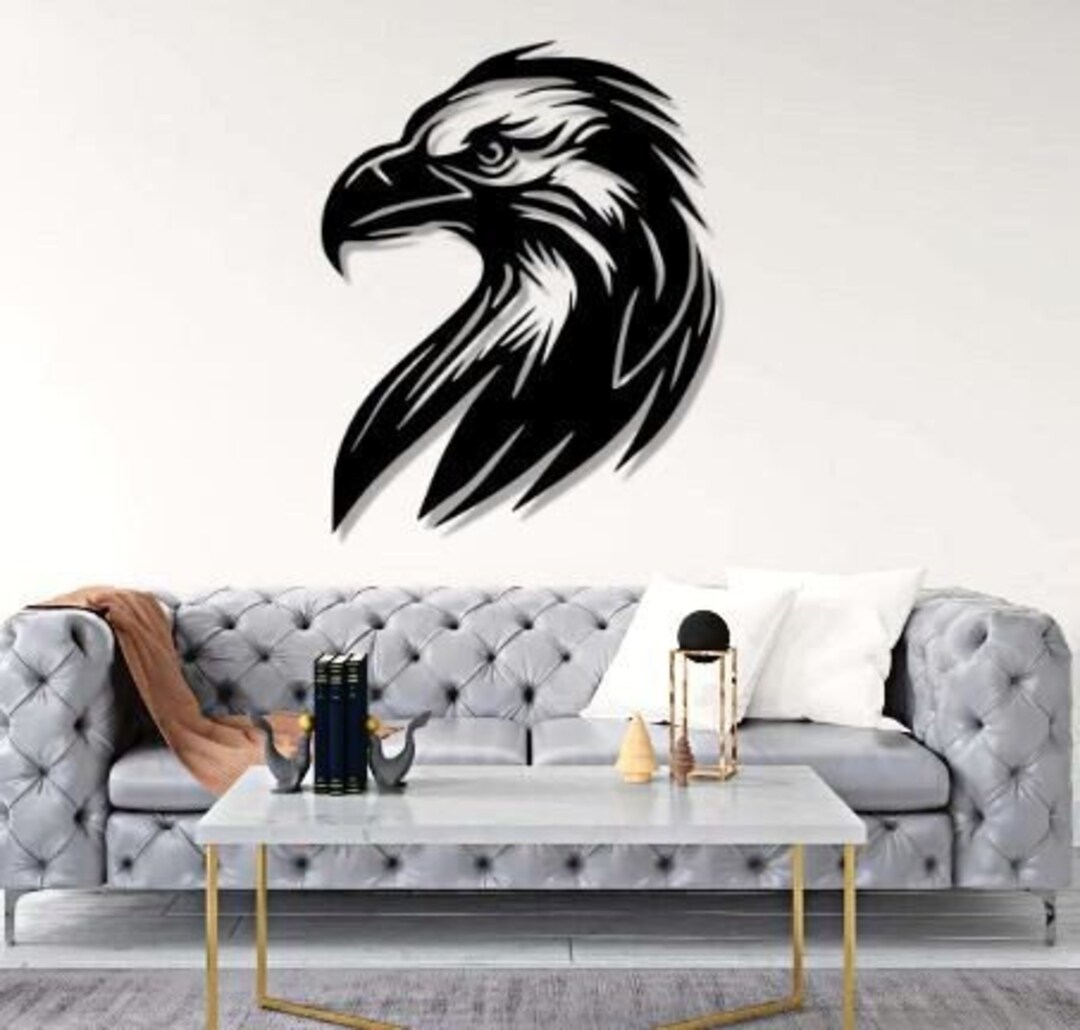 Eagle Svg Dxf Png Files Laser Cut File Eagle Wall Art Vectorel for Cnc ...