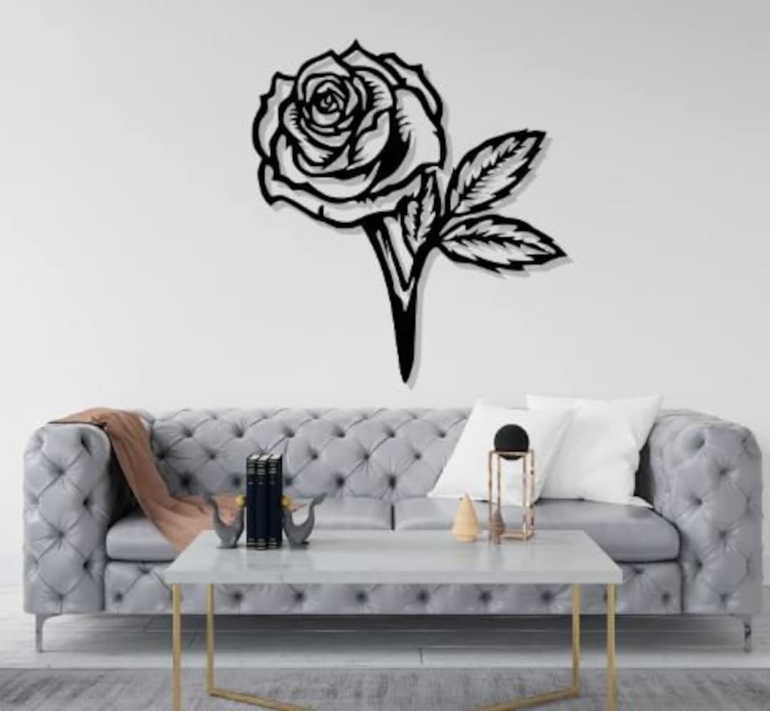 Rose Svg Dxf Png Files , Laser Cut File , Rose , Flower , Cricut Files ...