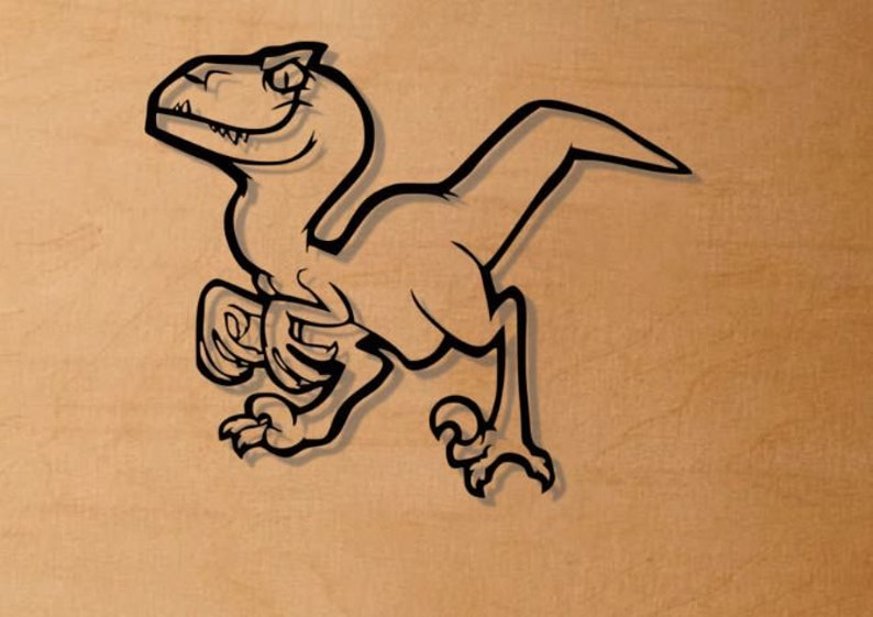Dinosaur Svg Dxf Png Files , Dinosaur Laser Cut File , Wall Art Cut ...