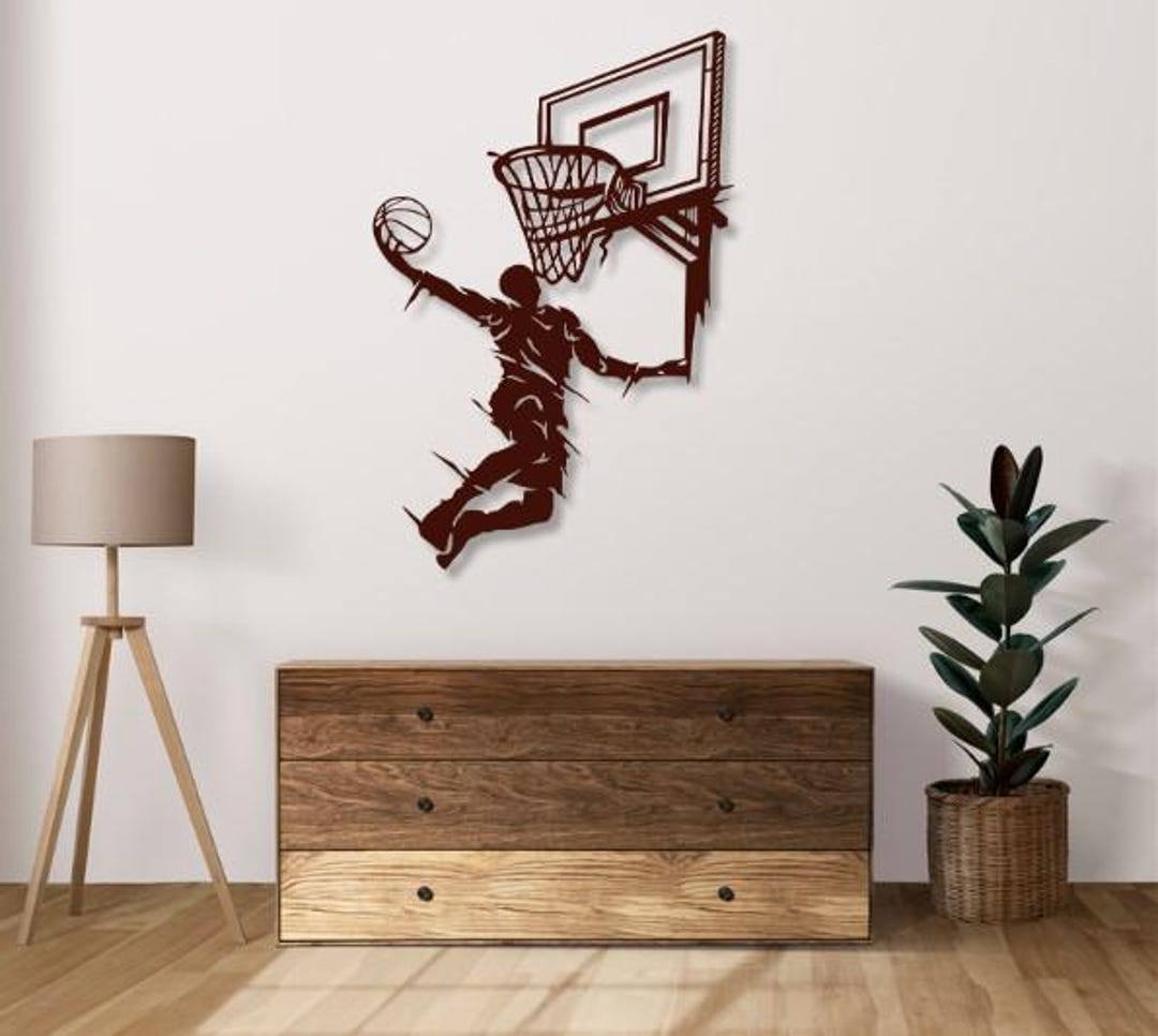 Basketball Svg Dxf Files Laser Cut File Hoop Basket Cut File for Cnc ...