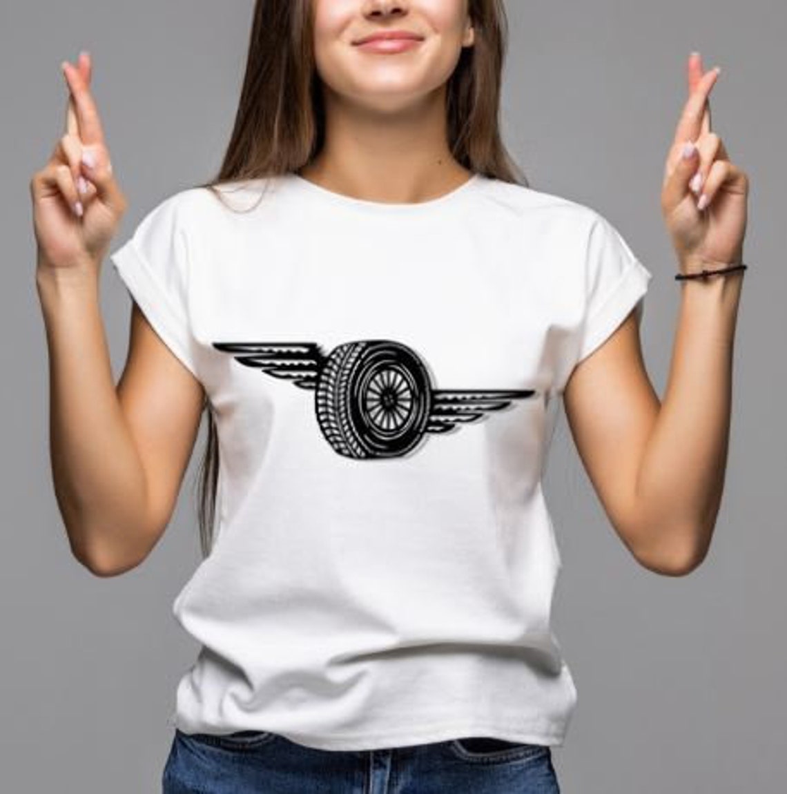 Winged Tire SVG DXF, Laser Cut File or Cricut - Etsy