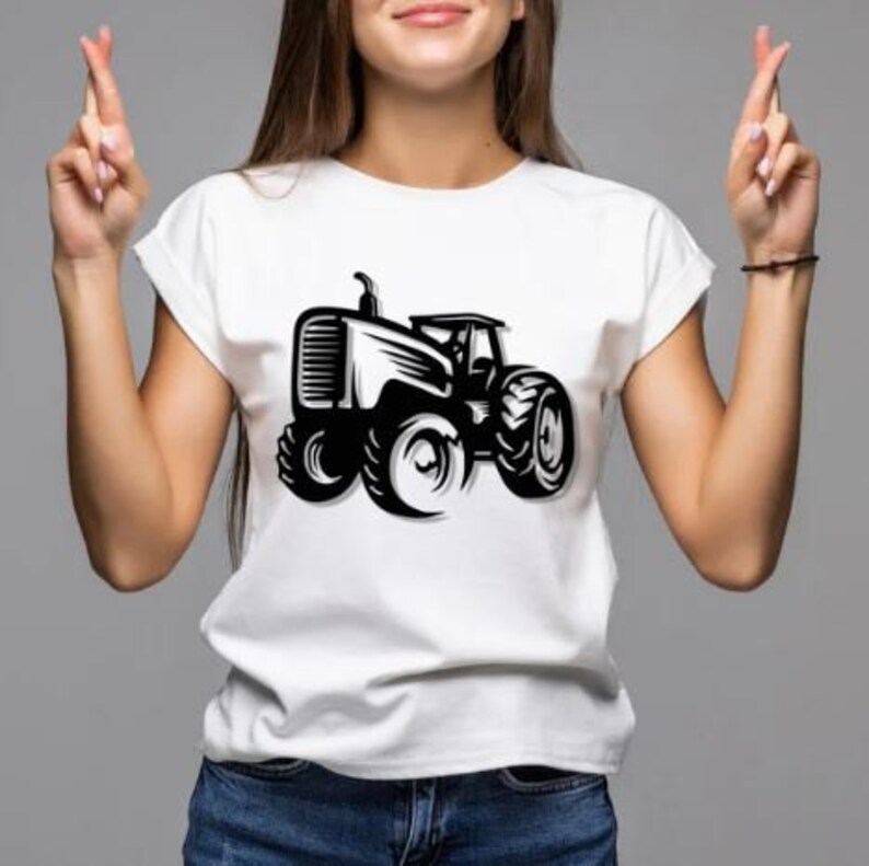 Tractor SVG DXF PNG Files, Laser Cut Farmhouse Wall Art - Etsy