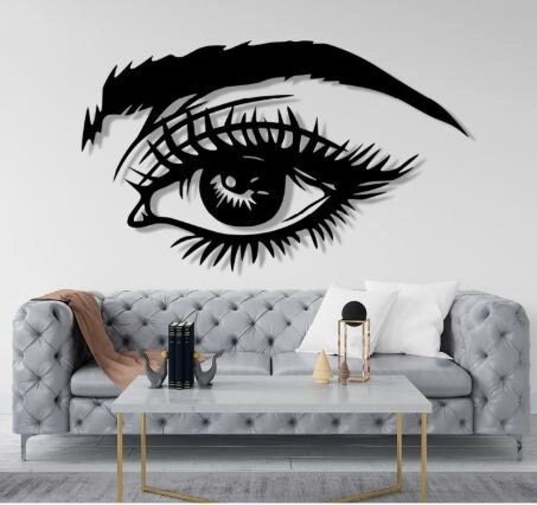 Eye Svg Dxf Png Files , Laser Cut File , Eye , Eyes , Eyelash ...