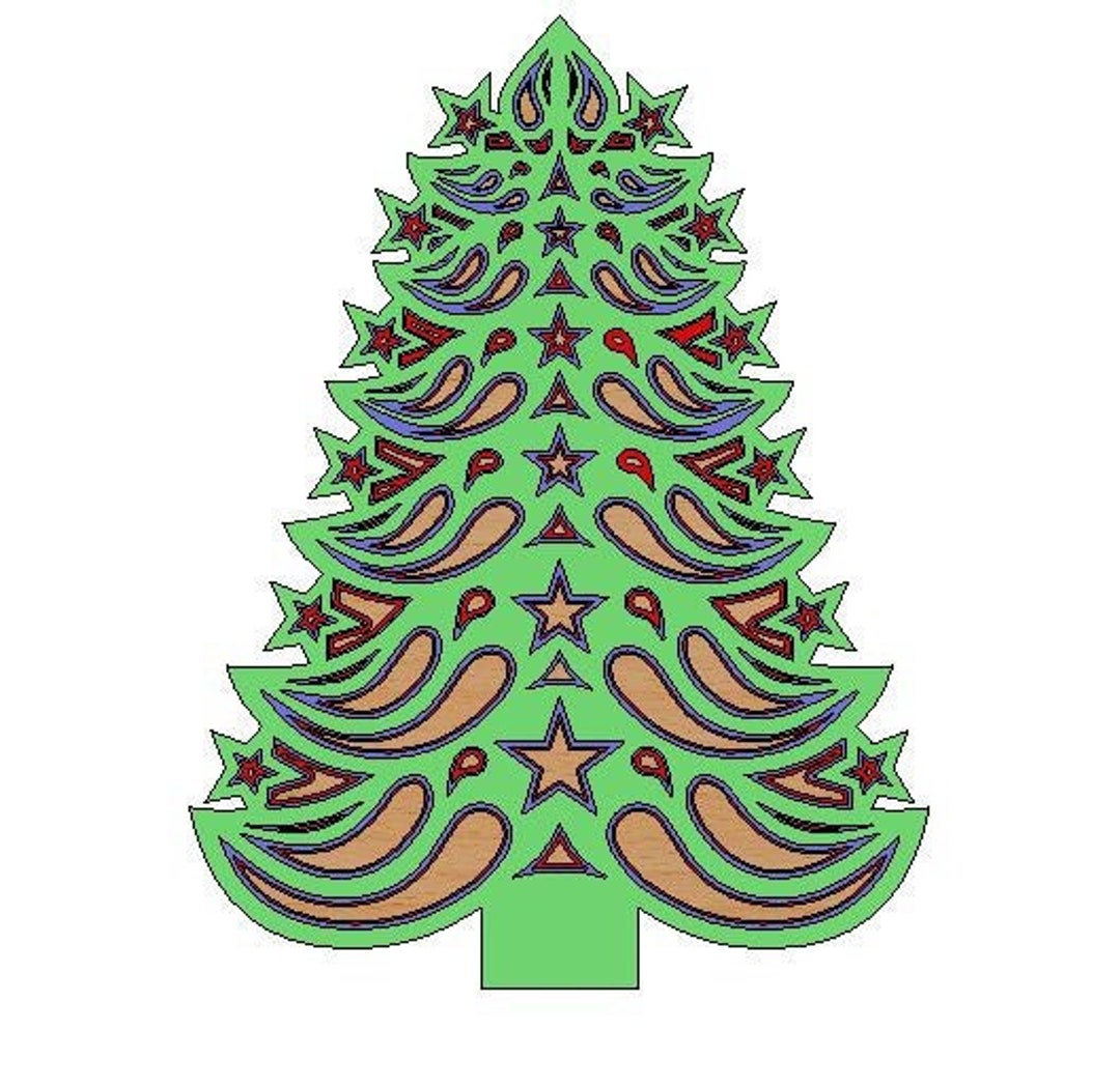 Christmas Multilayer Svg Dxf Files , Laser Cut File , Multilayer ...