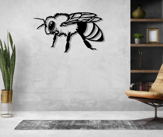 Bee Svg Dxf Png Files Laser Cut File Bee Honey Wall Art Honeycomb for ...