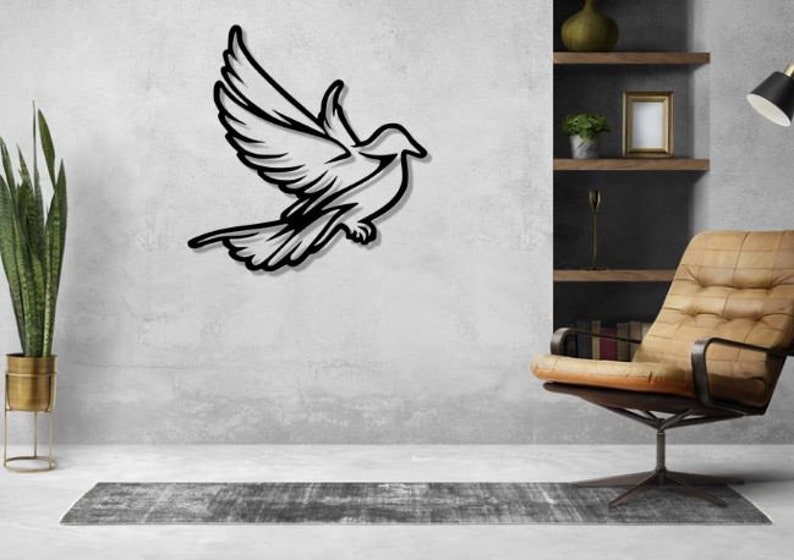 Dove SVG DXF PNG Files, Laser Cut Design - Etsy Canada
