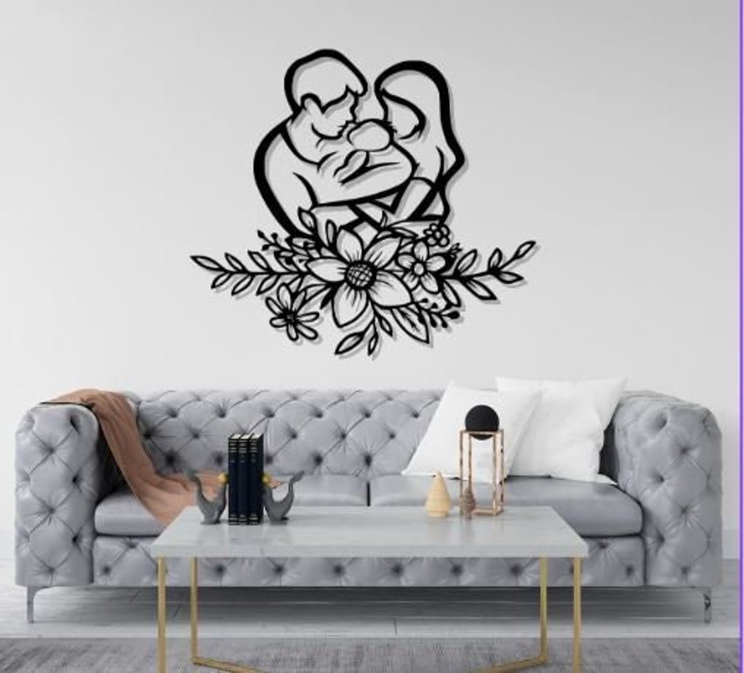 Family Svg Dxf Png Files , Laser Cut File , Dad , Mom , Child , Flora ...