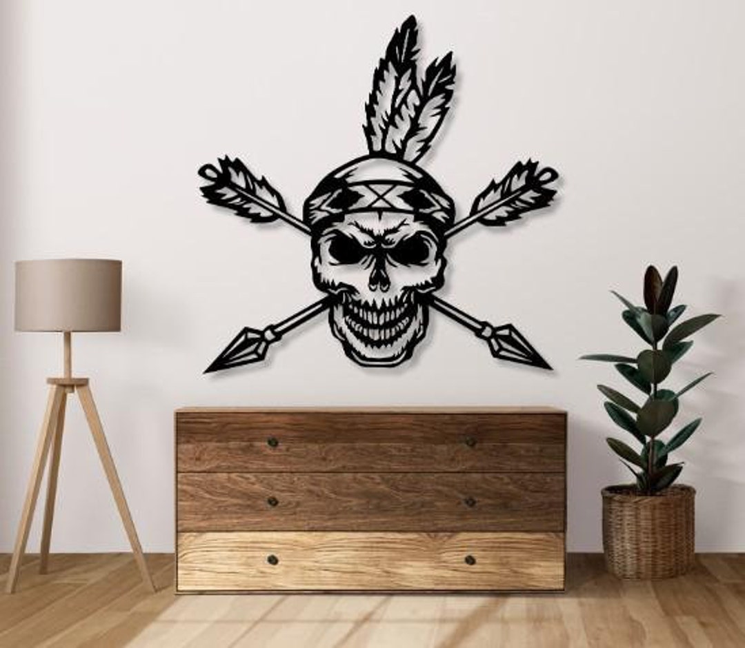 Native Svg Dxf Png Files American Native Indian Wall Art Cut File for ...