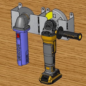 4.5" Angle Grinder Holder Dxf and Svg Files , for Cnc Plasma and Laser ...
