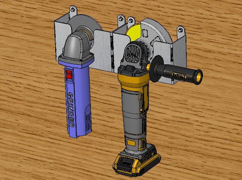 4.5" Angle Grinder Holder Dxf and Svg Files , for Cnc Plasma and Laser ...