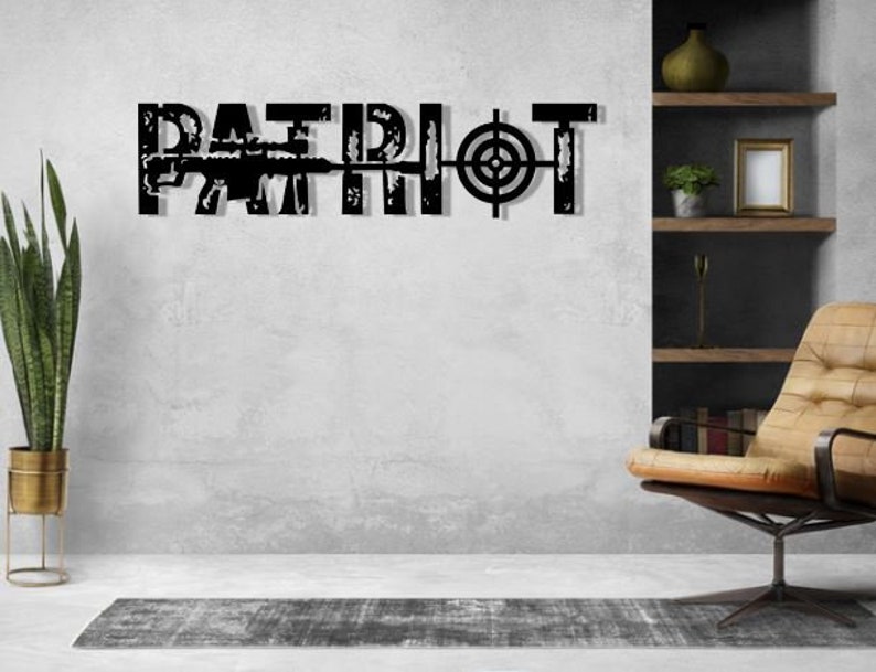 Patriot Rifle Target SVG, DXF, PNG, Laser Cut File - Etsy