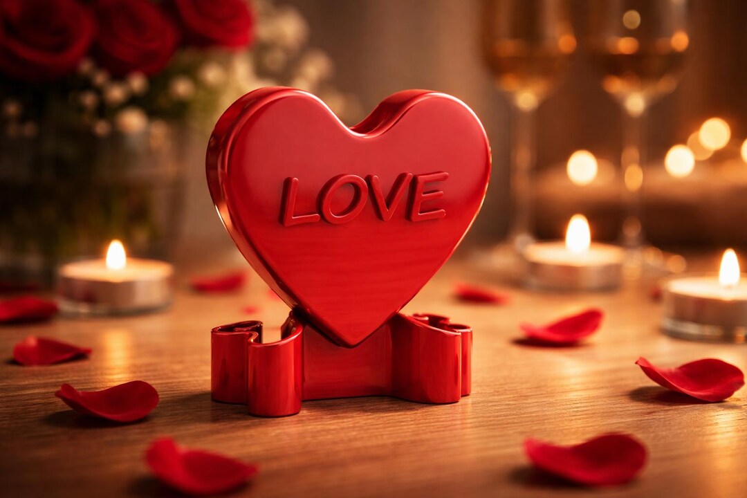 Love Stand STL File for 3D Printer Machines - Etsy