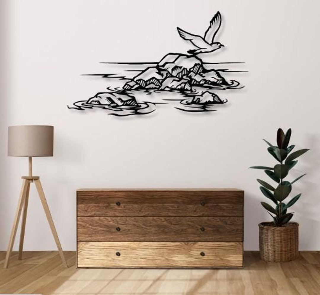 Rocky Svg Dxf Files Sea Rocks Vector Cut File for Cnc Laser Plasma ...