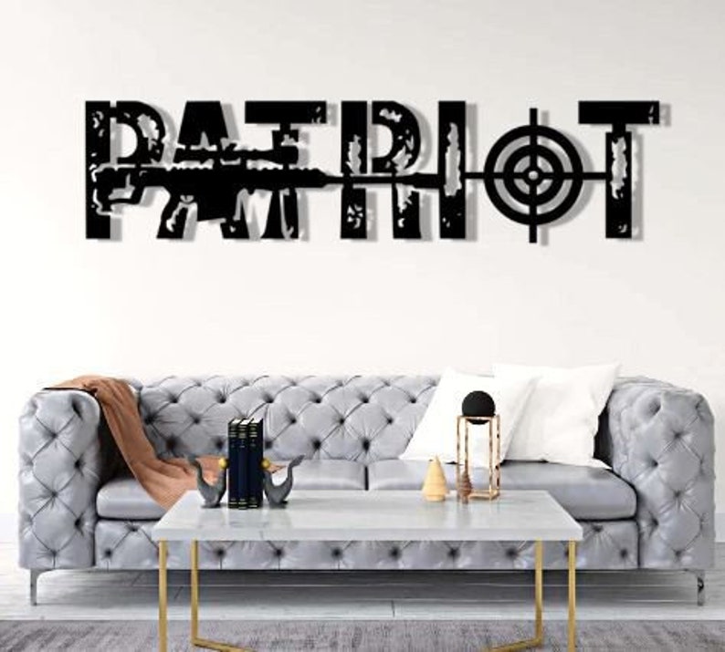Patriot Rifle Target SVG, DXF, PNG, Laser Cut File - Etsy