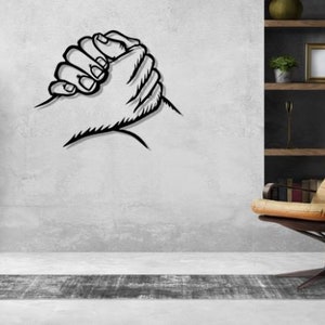Handshake Svg Dxf Files , Laser Cut File , Handshake Punch Unity ...