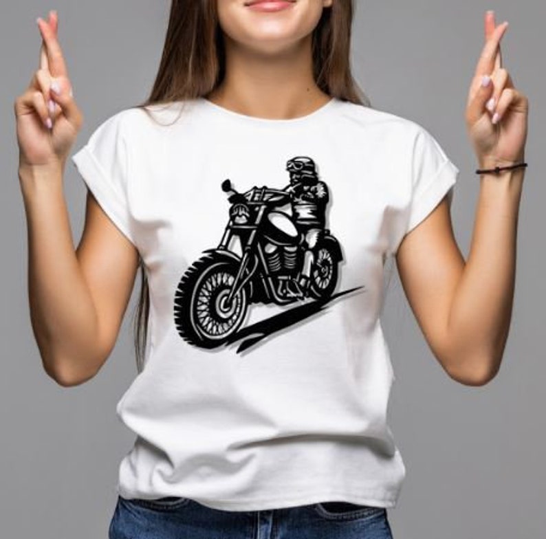 Rider Svg Dxf Png Files , Laser Cut File , Motorcycle Adventure ...