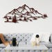 Mountain Scene Svg Dxf Png File Laser Cut for Cnc Plasma Laser Xtool ...