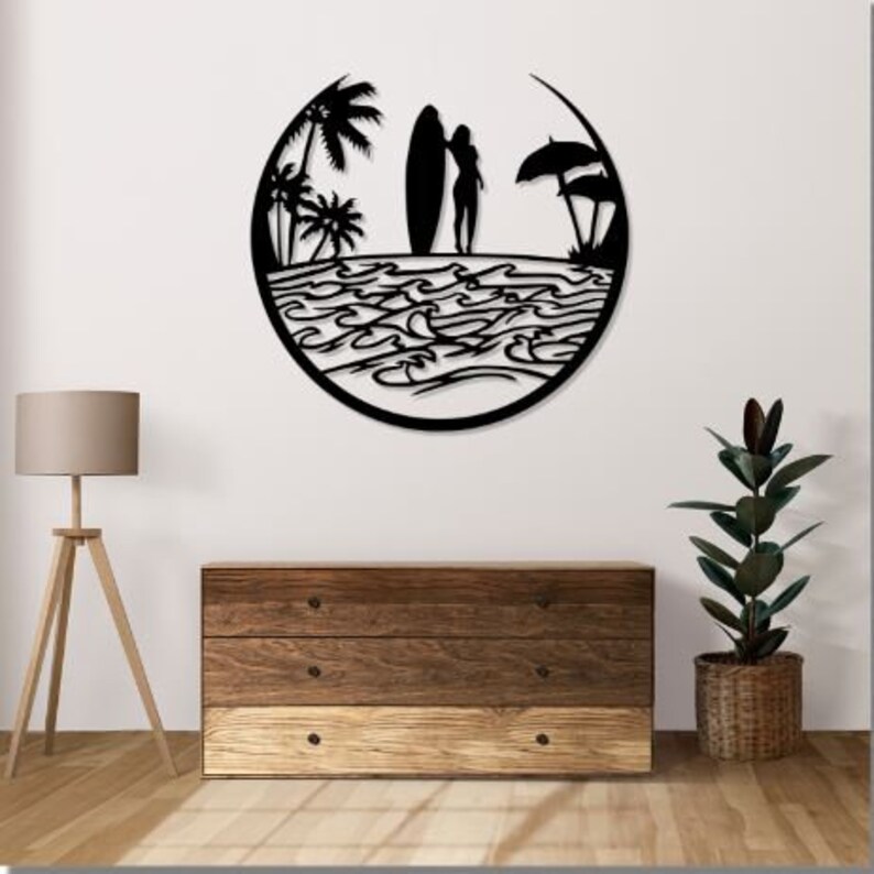 Summer Svg Dxf Png Files , Laser Cut File , Sea , Waves , Board , Surf ...