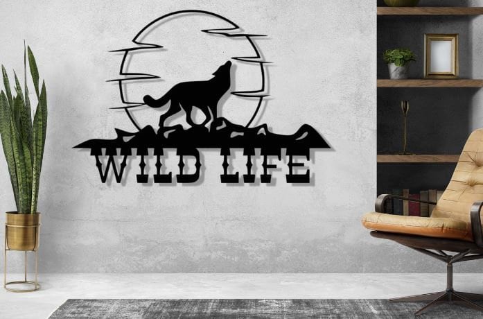 Wild Wolf Svg Dxf Files Laser Cut File Wild Life Wolf Roar - Etsy