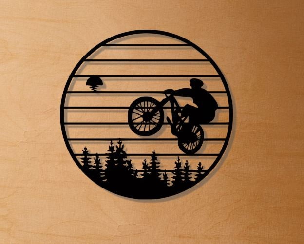 Bicycle Svg Dxf Png Files Laser Cut File Bikr Bike Outdoor - Etsy