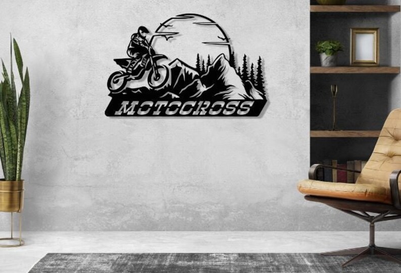 Motocross Svg Dxf Files , Laser Cut Rider Motorcycle off Road Nature ...